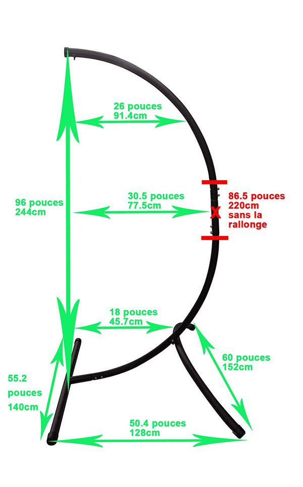 Support Chaise Suspendue Universel | Hamac Univers Canada
